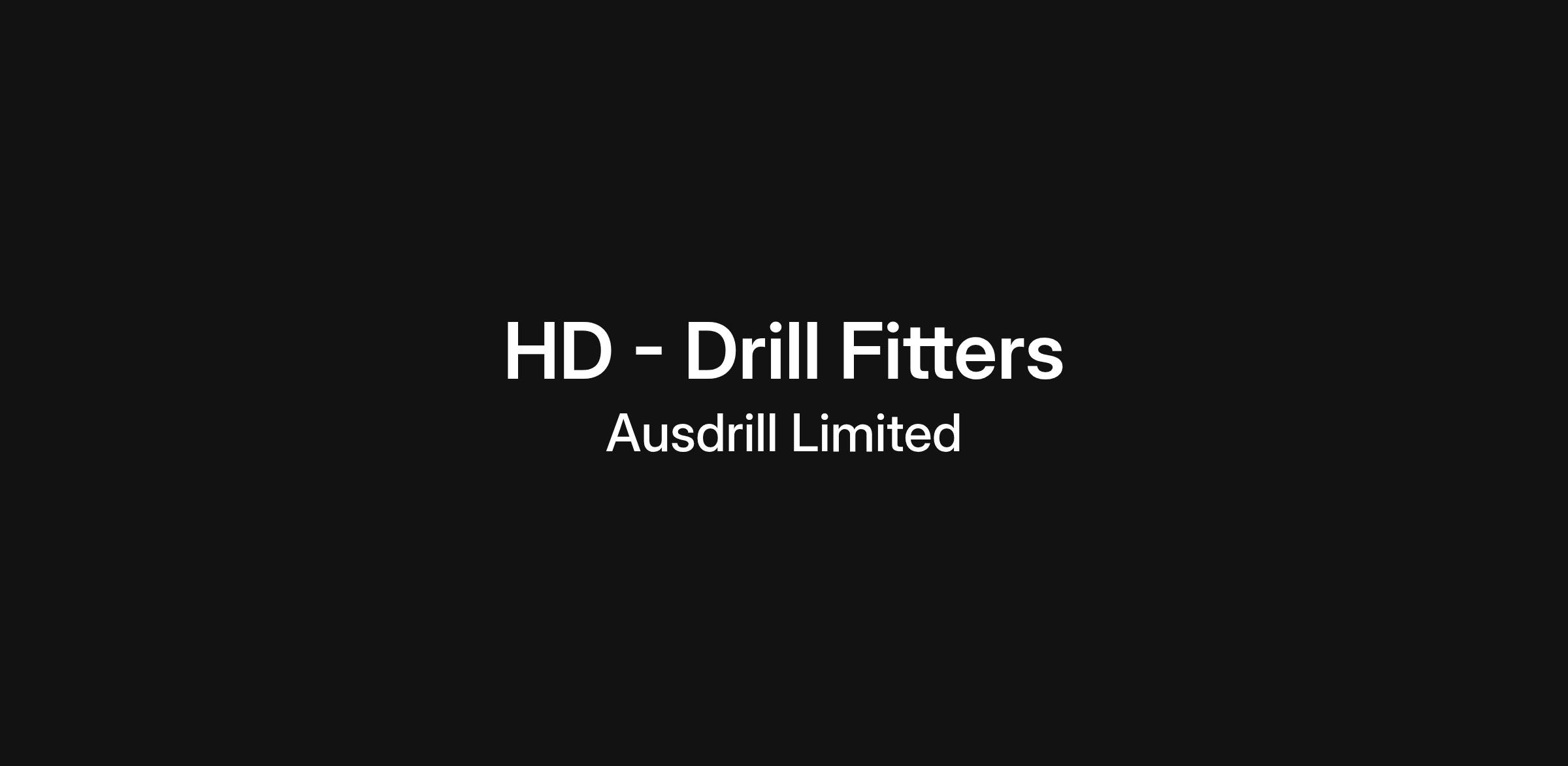 HD - Drill Fitters at Ausdrill Limited | FIFOjobs.com